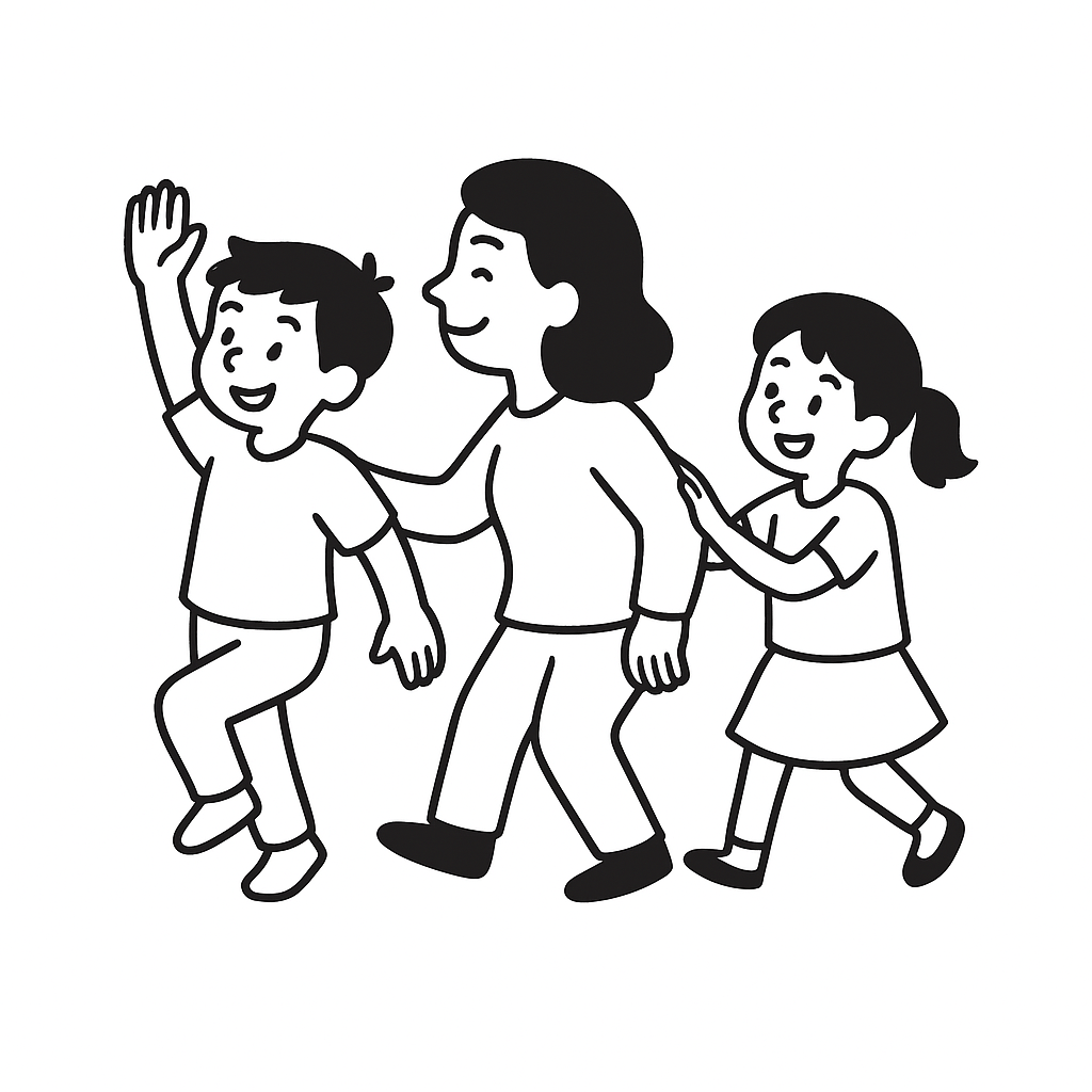 Follow the Leader - Fun, easy and free activity for 2-6 year old ...